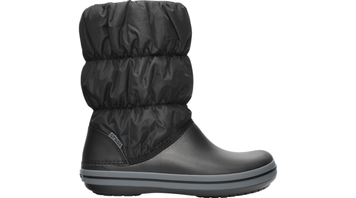 Crocs Black / Charcoal Women’S Winter Puff Boot Shoes | SheFinds